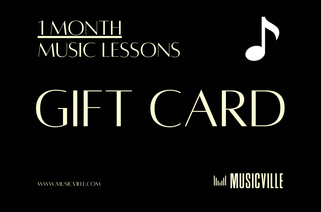 Lesson Gift Card (30 minutes, 4 lessons) – Musicville